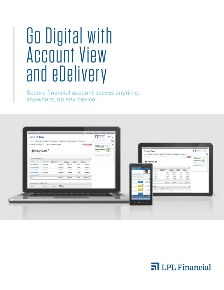 LPL Financial Account View - ACT Advisors®